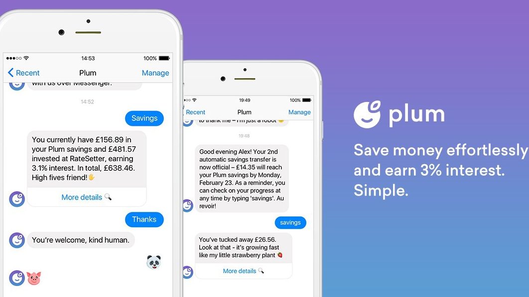 Plum: Πρόσθετη χρηματοδότηση 4,5 εκατ. δολαρίων για το FinTech Chatbot