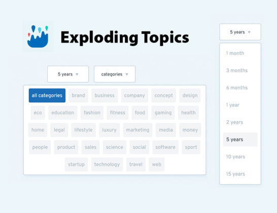Explodingtopics.com - Discover Exploding Topics - Startup.gr