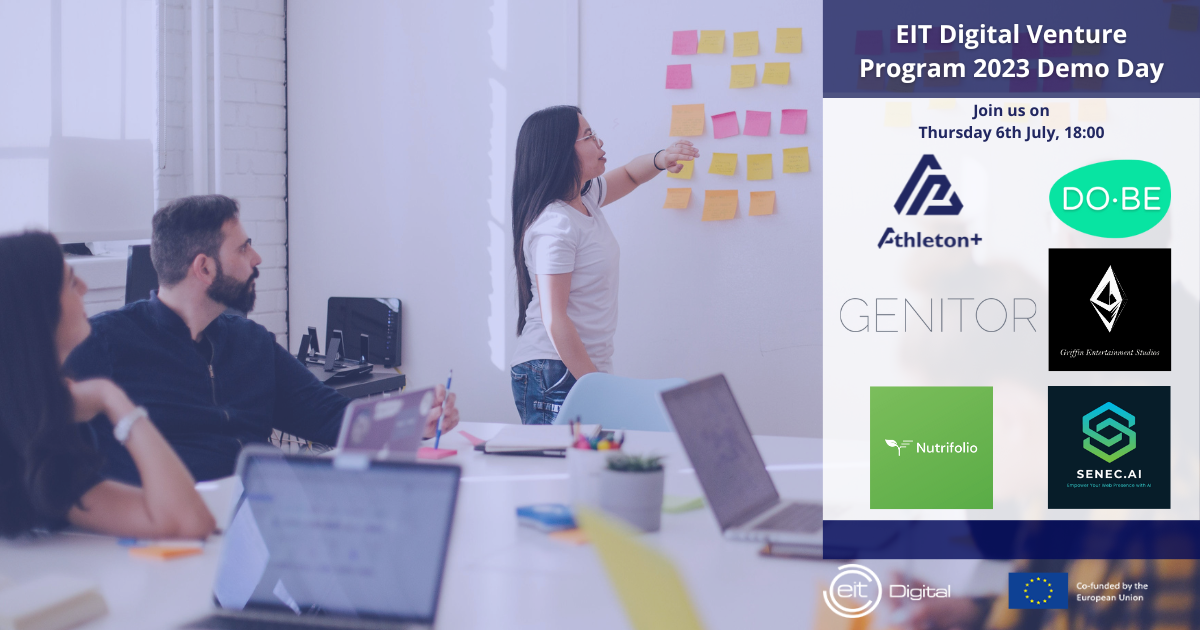 EIT Digital Venture Program 2023 Demo Day - Startup.gr