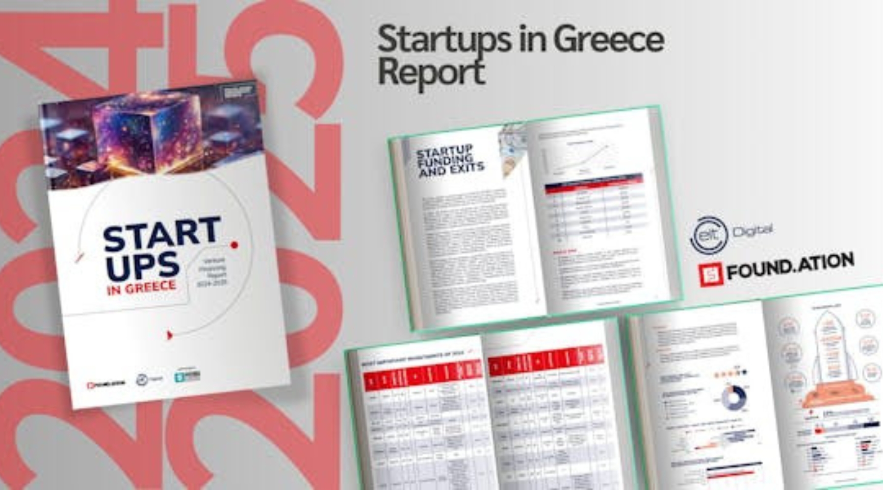Startups in Greece 2024-2025 report από το Found.ation και το EIT Digital - Startup.gr